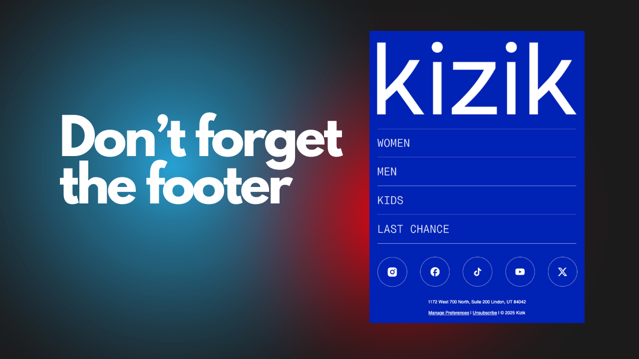 Email Footer Design: 9 Examples That Actually Work - Email Love
