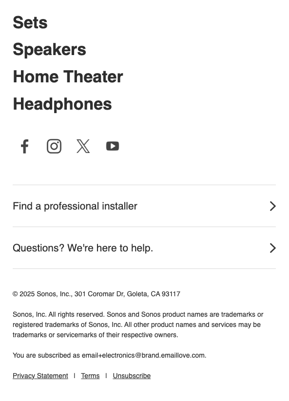 Email Footer Design: 9 Examples That Actually Work - Email Love