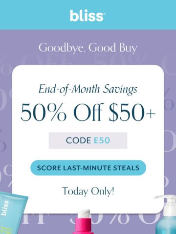 Email Inspiration from Bliss - Email Love