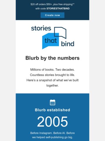 Email Inspiration from Blurb - Email Love