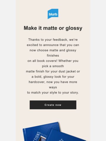 Email Inspiration from Blurb - Email Love