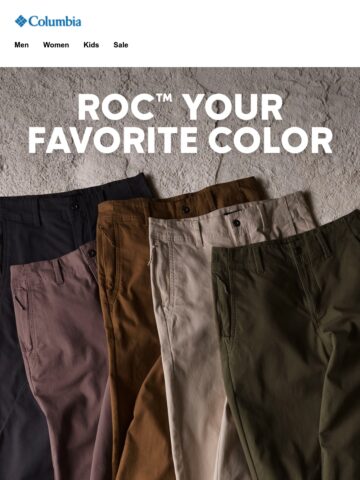 Email Inspiration from Columbia - Email Love