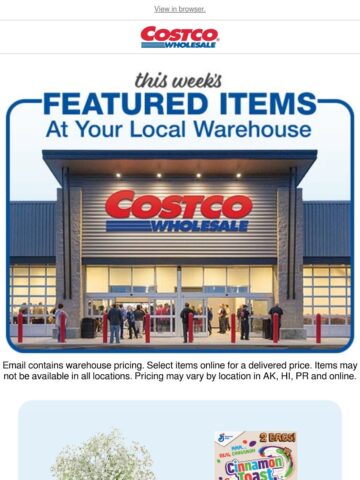 Email Inspiration from Costco Wholesale - Email Love