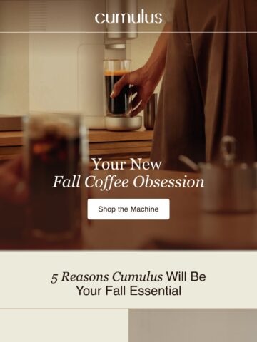 Email Inspiration from Cumulus Coffee - Email Love
