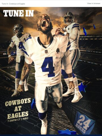 Email Inspiration from Dallas Cowboys - Email Love
