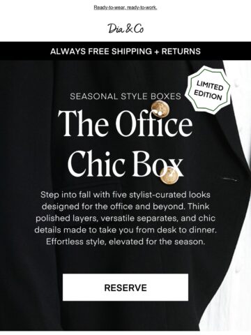Email Inspiration from Dia & Co - Email Love