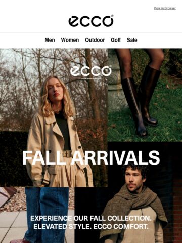 Email Inspiration from ECCO - Email Love