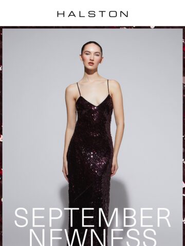 Email Inspiration from Halston - Email Love