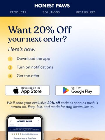 Email Inspiration from Honest Paws - Email Love