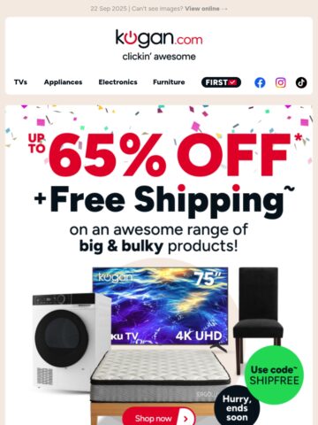 Email Inspiration from Kogan.com - Email Love
