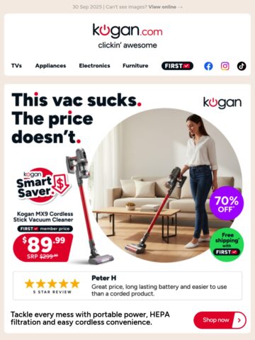 Email Inspiration from Kogan.com - Email Love