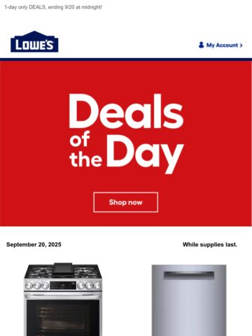 Email Inspiration from Lowe’s Home Improvement - Email Love