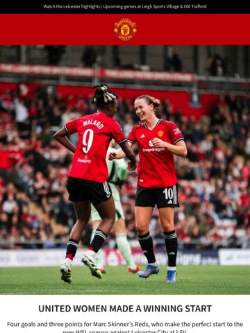 Email Inspiration from Manchester United - Email Love