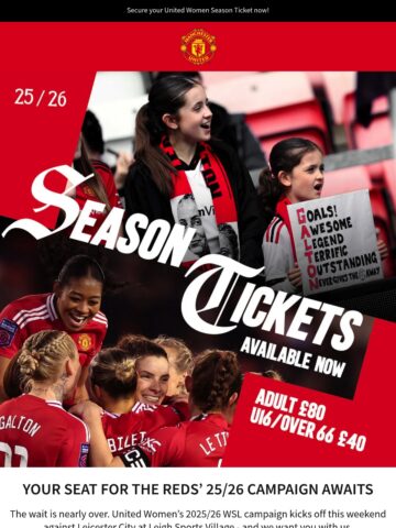 Email Inspiration from Manchester United - Email Love