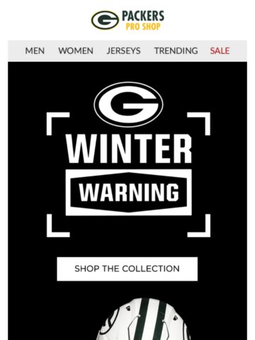 Email Inspiration from Packers Pro Shop - Email Love