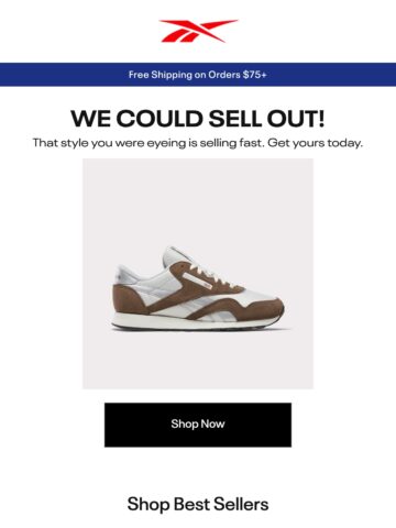 Email Inspiration from Reebok - Email Love