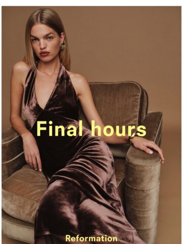 Email Inspiration from Reformation - Email Love