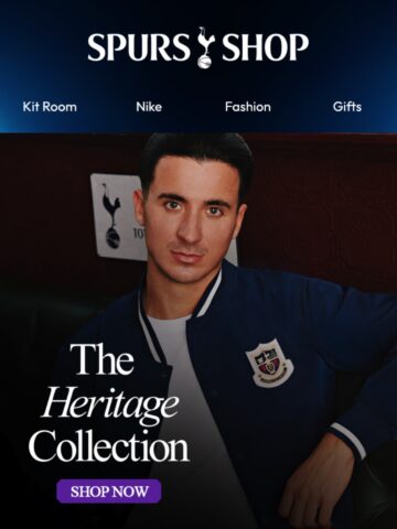 Email Inspiration from Spurs Shop - Email Love