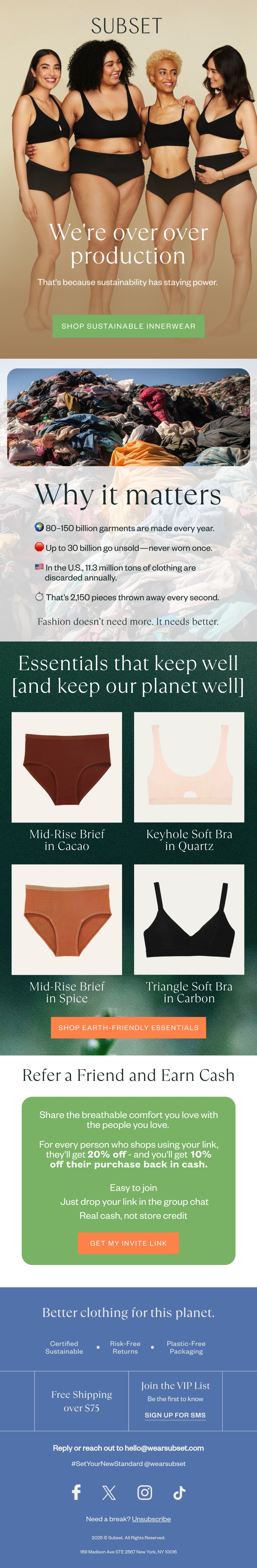 Email Inspiration from Subset - Email Love