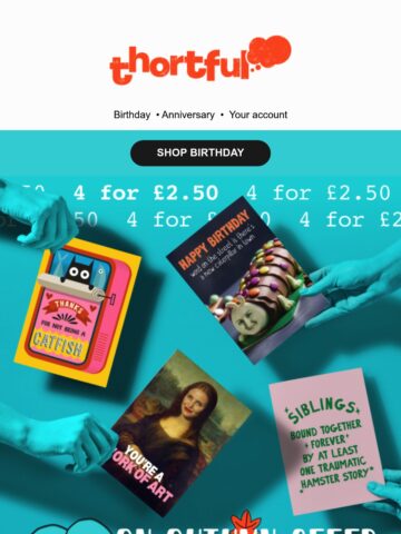 Email Inspiration from thortful - Email Love