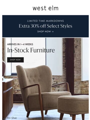 Email Inspiration from West Elm - Email Love