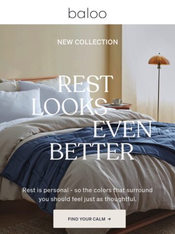 Email Inspiration from Baloo Living - Email Love