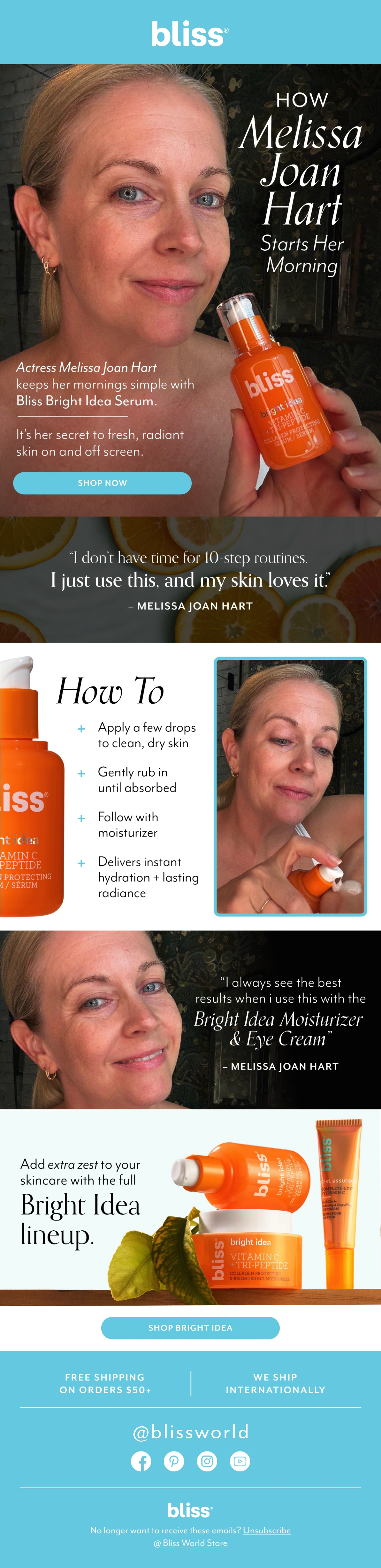 Email Inspiration from Bliss - Email Love