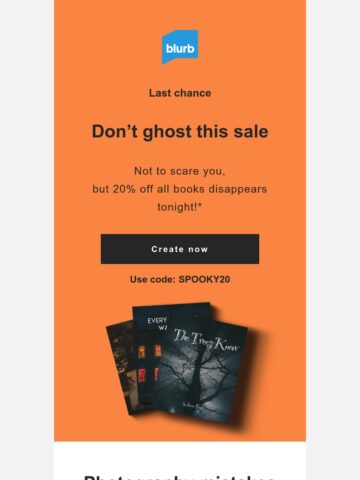 Email Inspiration from Blurb - Email Love