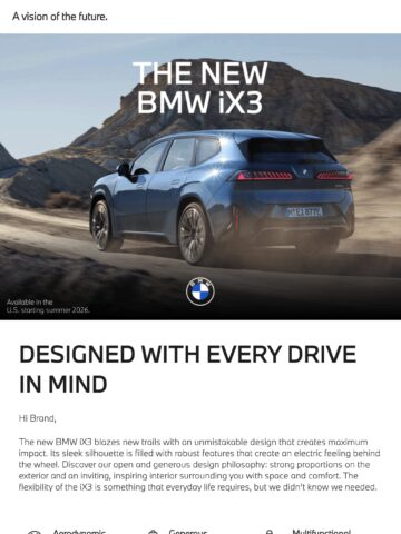 Email Inspiration from BMW of North America - Email Love