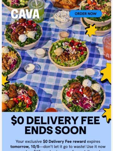 Email Inspiration from CAVA Rewards - Email Love