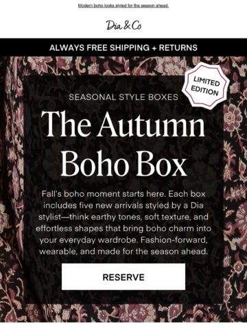 Email Inspiration from Dia & Co - Email Love