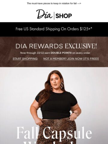 Email Inspiration from Dia Shop - Email Love