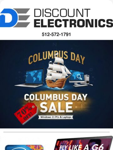 Email Inspiration from Discount Electronics - Email Love