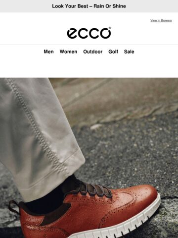 Email Inspiration from ECCO - Email Love