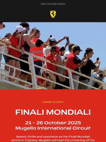 Email Inspiration from Ferrari.com - Email Love