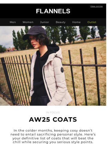 Email Inspiration from FLANNELS - Email Love
