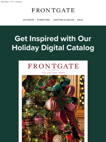Email Inspiration from Frontgate - Email Love