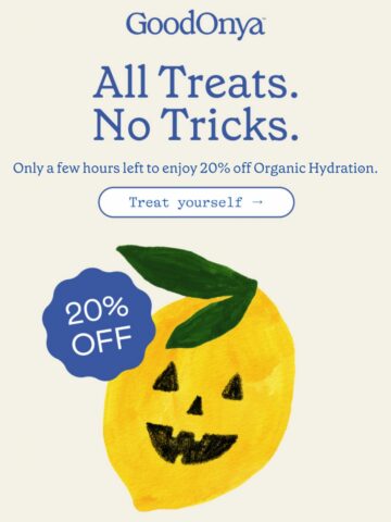 Email Inspiration from GoodOnya - Email Love