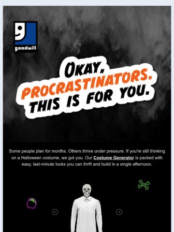 Email Inspiration from Goodwill Industries International - Email Love
