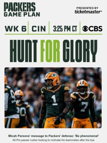 Email Inspiration from Green Bay Packers - Email Love