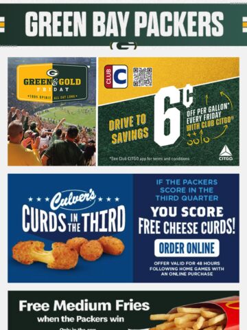 Email Inspiration from Green Bay Packers - Email Love