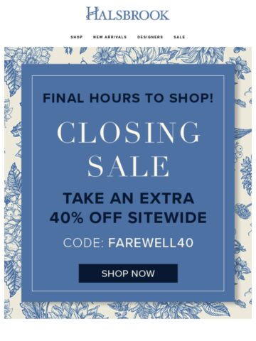 Halsbrook Emails and Newsletters
