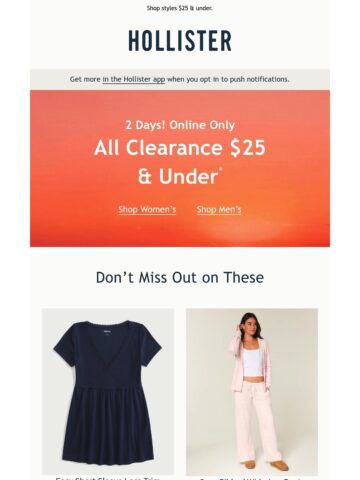 Hollister Emails and Newsletters (Page 2 of 16)