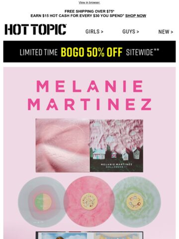 Email Inspiration from Hot Topic - Email Love