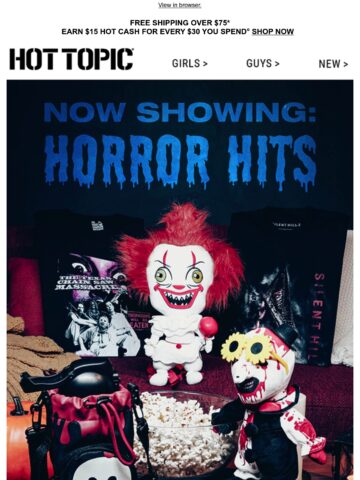 Email Inspiration from Hot Topic - Email Love