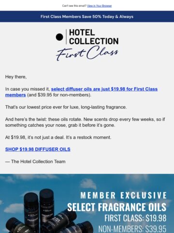 Email Inspiration from Hotel Collection - Email Love