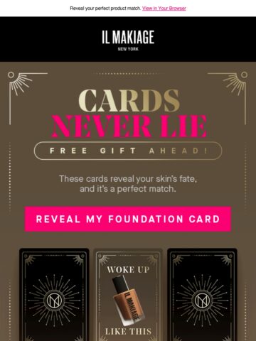 Email Inspiration from IL MAKIAGE - Email Love