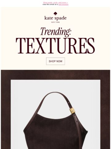 Email Inspiration from kate spade - Email Love