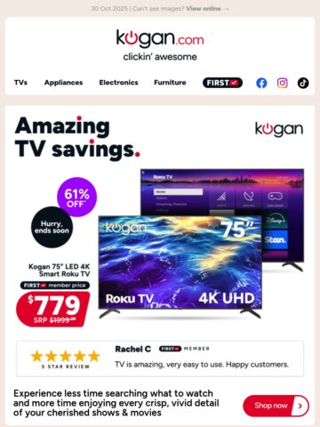 Email Inspiration from Kogan.com - Email Love