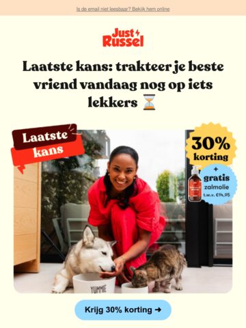 Email Inspiration from Louis van Just Russel - Email Love